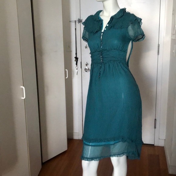 Dresses | Marc Jacob Chiffon Checkered Pinup Dress | Poshmark